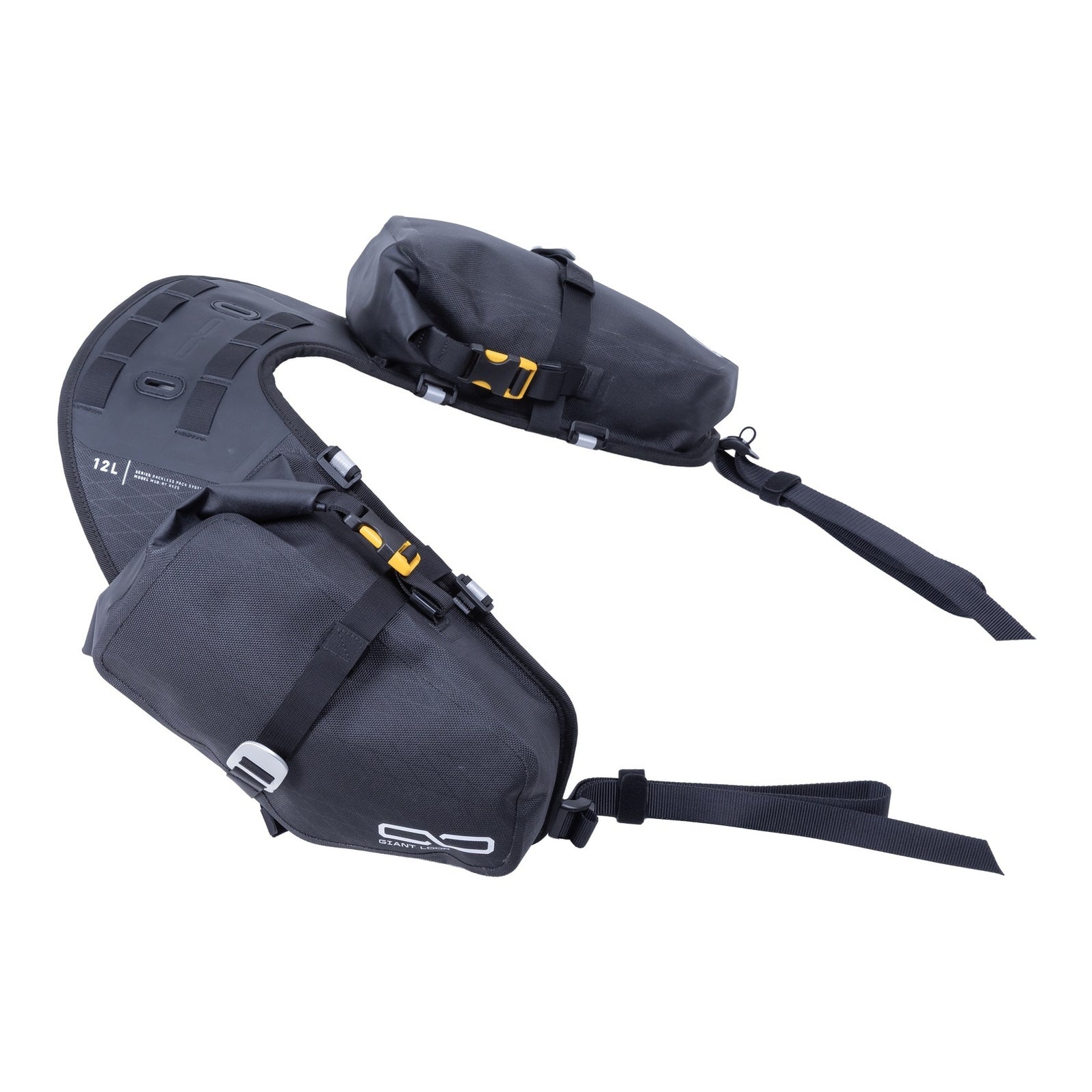 Giant Loop Mojavi Saddlebag '26 - Black (12L) — Star Cycle Gear
