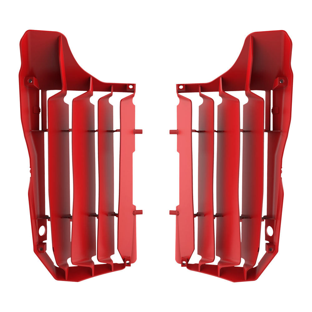 Polisport Radiator Louvers Honda CRF250R 2020 - Red — Star Cycle Gear